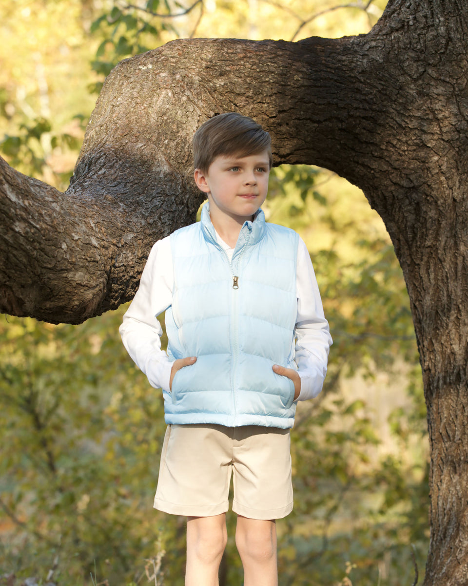 Delta Valley Vest - Powder Blue – The Yellow Lamb
