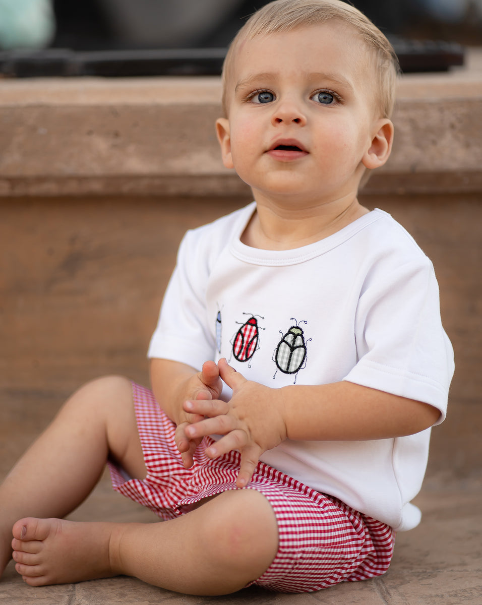 Alexander Short in Red Gingham – The Yellow Lamb